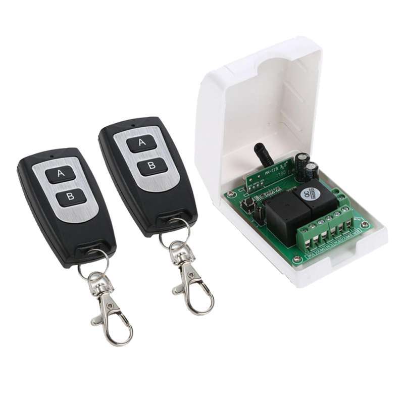 Jual Wireless Remote Control Relay Long Range Dc 12v Receiver With 2 ...