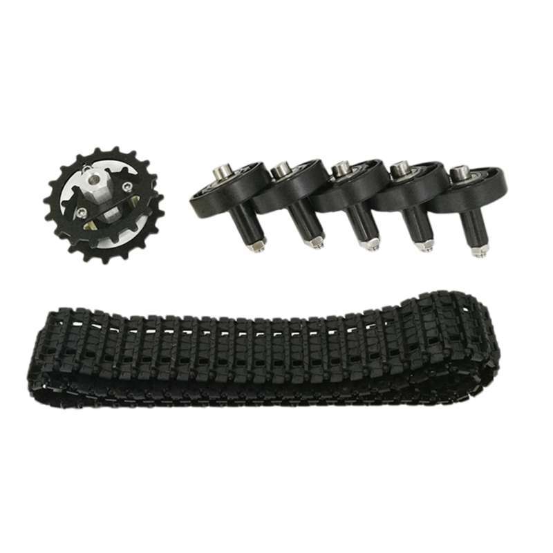 Jual Metal Crawler Drive Wheel + Load Wheel Tank Track For Diy Rc Car ...