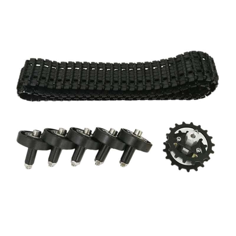 Jual Metal Crawler Drive Wheel + Load Wheel Tank Track For Diy Rc Car ...