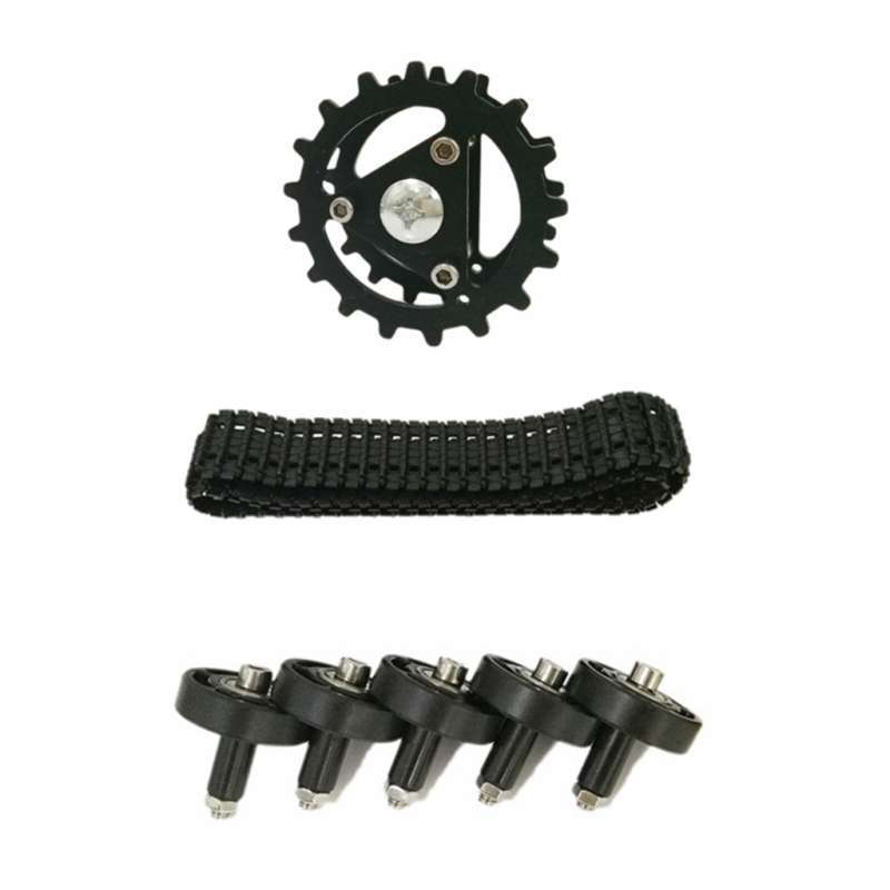Jual Metal Crawler Drive Wheel + Load Wheel Tank Track For Diy Rc Car ...