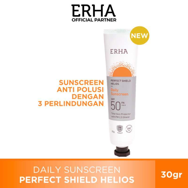 Jual ERHA PERFECT SHIELD HELIOS DAILY SUNSCREEN SPF 50 PA+++ SUNBLOCK SUN SCREEN SUN BLOCK SPF50 ...