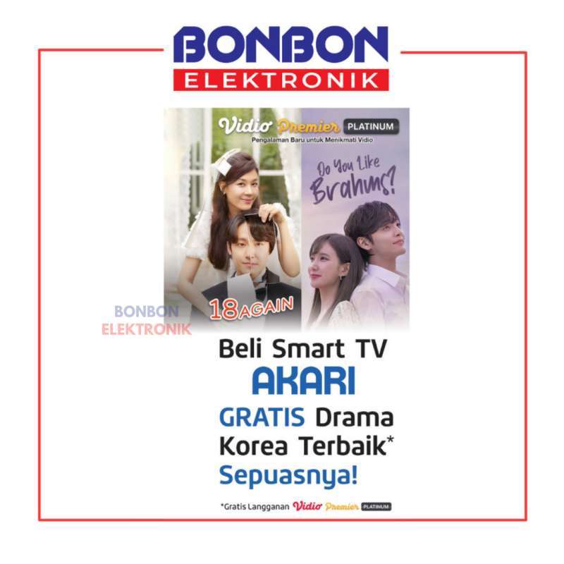 Promo Akari LED TV 32 Inch AT-5432S Smart Android 5432 S Diskon 14% di ...