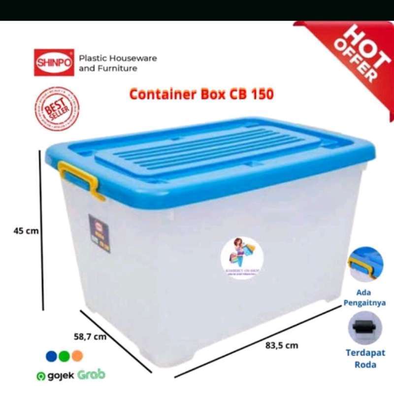 Jual Food Storage Container Box Jumbo Shinpo Keranjang Makanan Roti ...