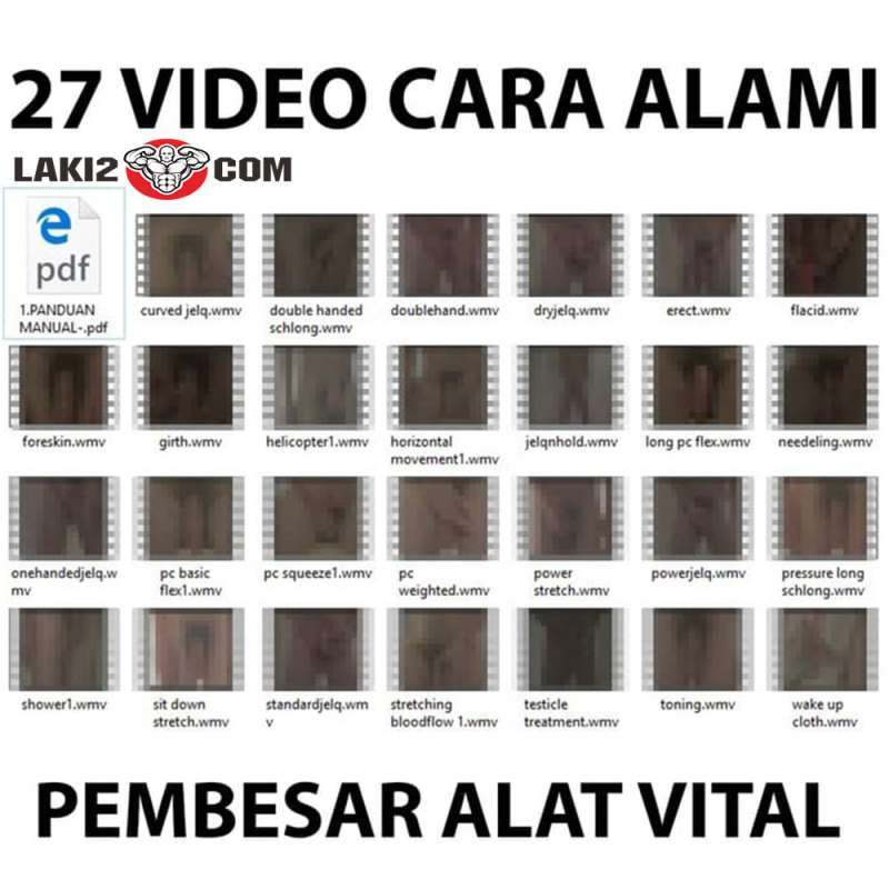 Jual Terapi Jelq Disertai 27 Video Tutorial Di Seller Bertoko Online ...