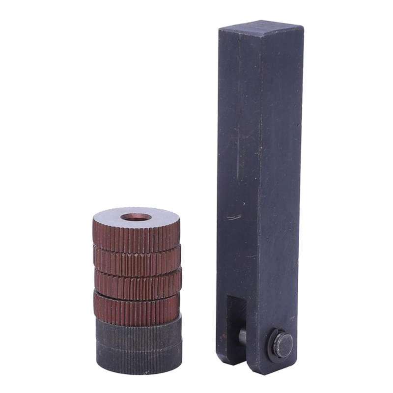 Jual Steel Knurler Knurling Tool Wheels Linear Knurl Kit 0.5mm 1mm 2mm ...