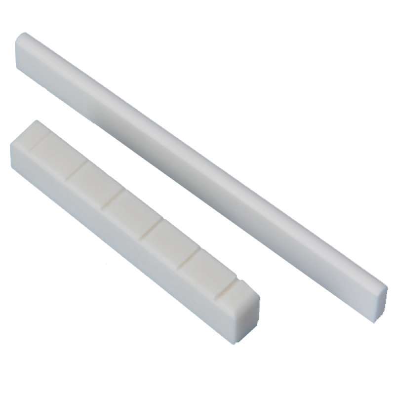 Acoustic Guitar Bridge Blank, 6PCS Classical Guitar Bridge, Bone ...