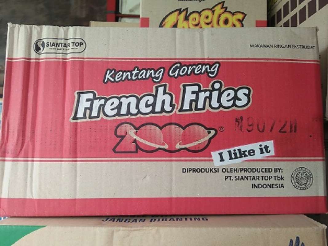 Jual French Fries 2000 Snack Kentang Goreng French Fries 2000 1Dus Isi ...
