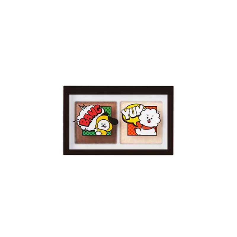 Jual VT X BT21 Makeup Tri-color Eyeshadow Palette 01 Shining Brown ...