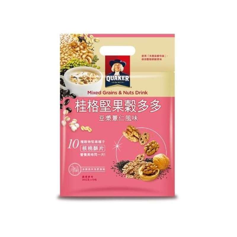 Jual (quaker) Quaker Campuran Biji-bijian & Kacang Drinkd - Susu ...