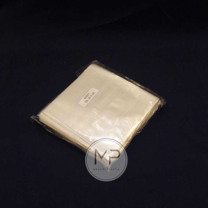 Jual Plastik Bening Lembaran Kue Talam & Pepe 15x15cm di Seller Mandiri ...
