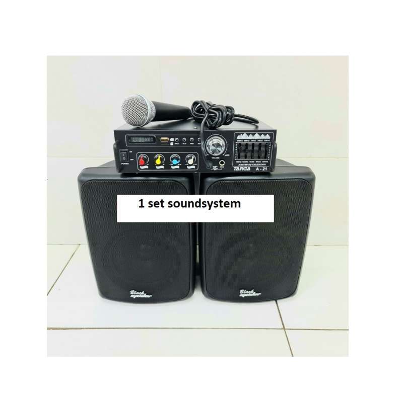 Jual Paket Soundsystem Satu Set Bonus Mic Kabel Di Seller Super Sonic 6 ...