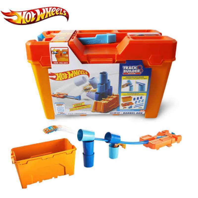 Promo Hot Wheels Track Builder Barrel Box Hotwheels Barrel Box Original ...