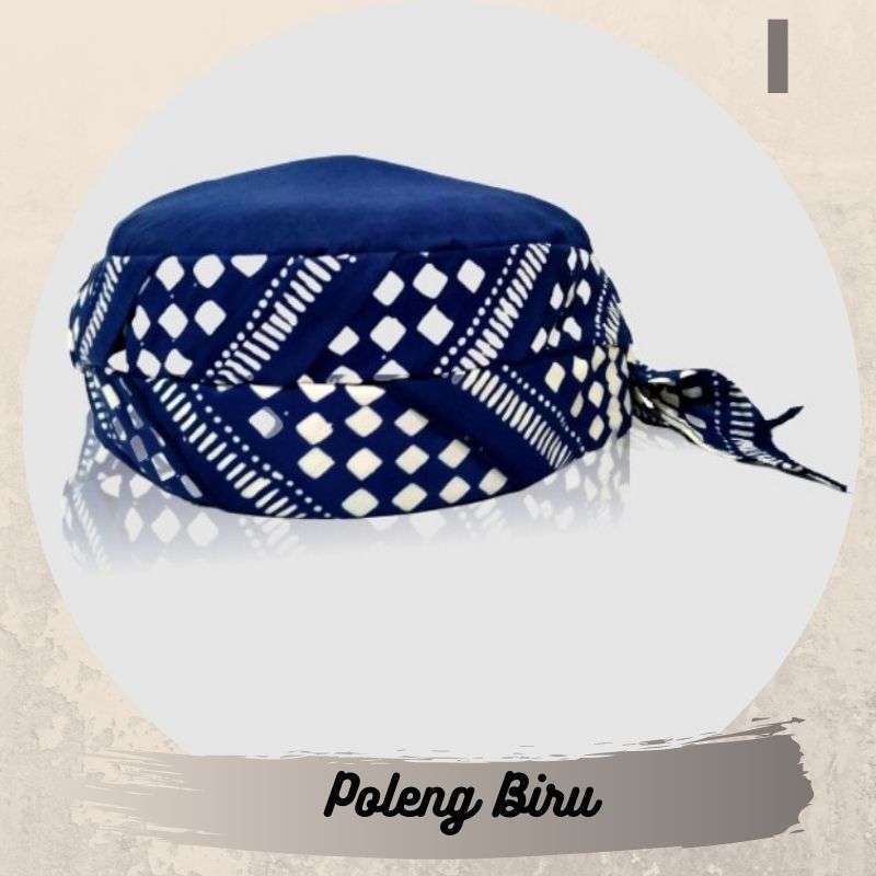 Jual Peci Batik Motif Poleng Kopiah Sorban Kupluk Peralatan Sholat ...