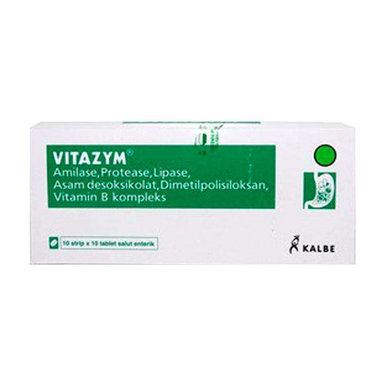 Jual Kalbe Vitazym Obat [10 Strip/ @10 Tablet/ Kemasan Box] di Seller ...