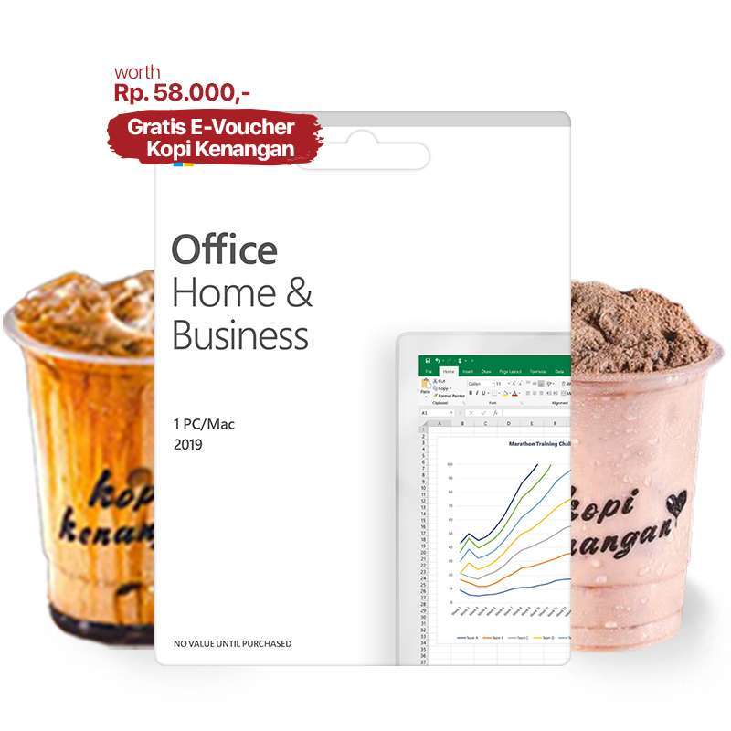 Jual Microsoft Office Home & Business 2019 Posa Card Software Di Seller ...