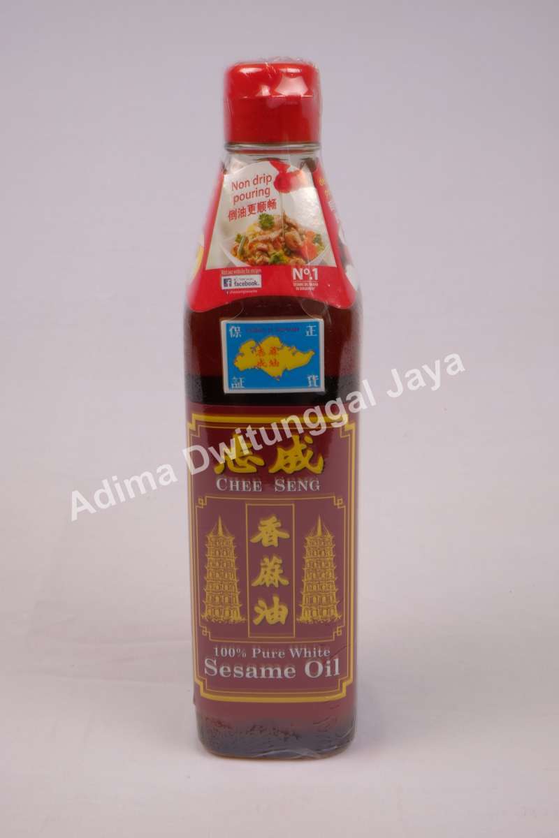 Jual Minyak Wijen / Pure White Sesame Oil Chee Seng 375 ml di Seller ...