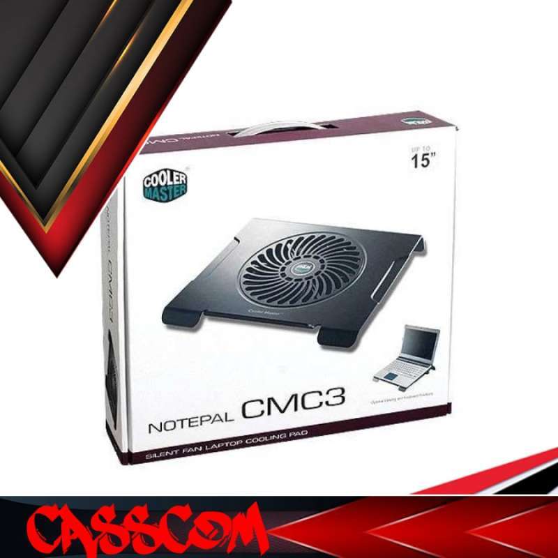 Jual Cooler Master NotePal CMC3 Laptop Cooling Pad di Seller CassCom ...