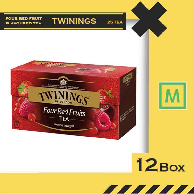 Jual Twinings Four Red Fruit Flavoured Tea 25's x 2gr di Seller Mode ...
