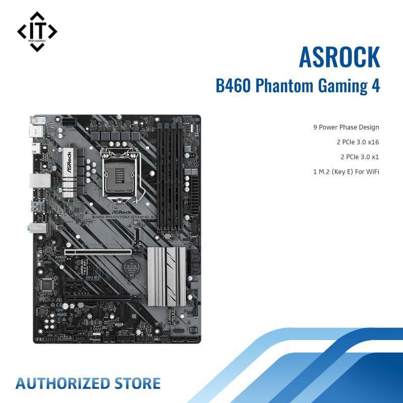 Jual Asrock Motherboard B460 Phantom Gaming 4. Di Seller Ast Official ...