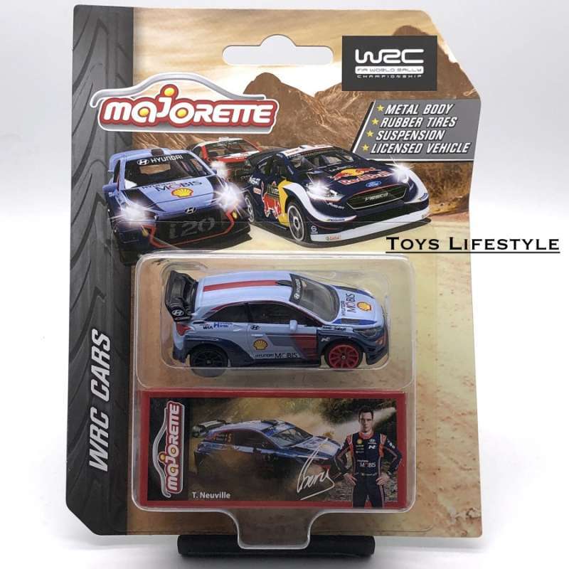 Jual Mobil Majorette Diecast - Hyundai Thierry Neuville Wrc Rally 1:64 ...