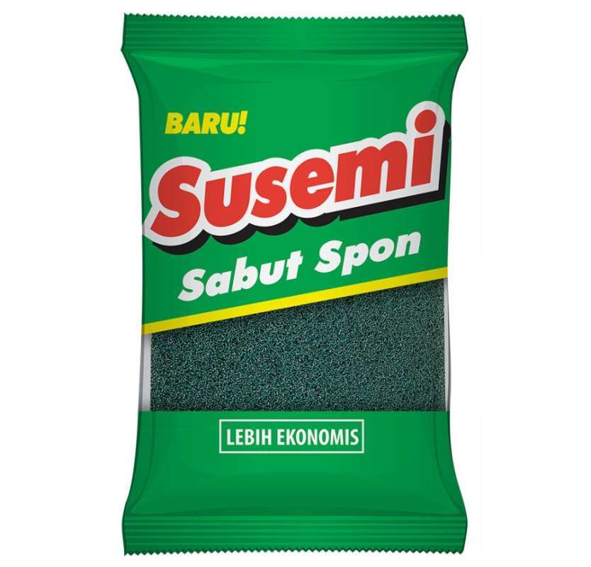 Jual Susemi Sabut Spon Tapas Busa Sponge Cuci Piring Hijau Kuning Di ...