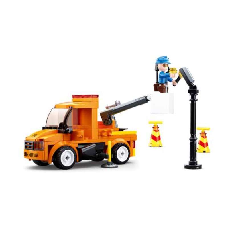Jual Lego Sluban City Cleaner Telescopic Skylift M38-B0781D di Seller ...