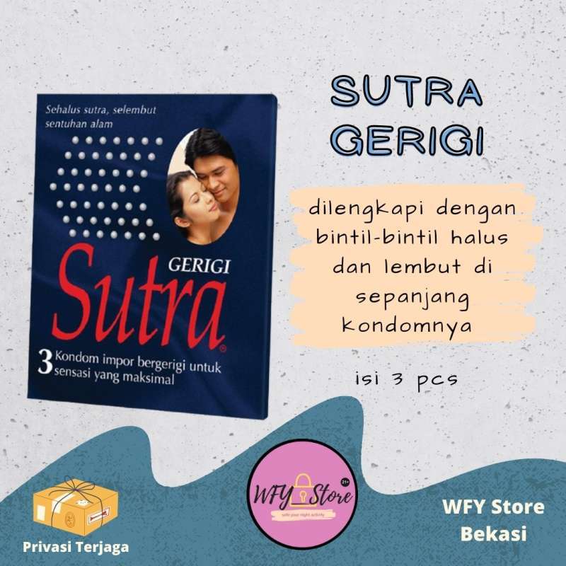 Jual Kondom SUTRA GERIGI KONDOM (isi 3) kondom bertekstur di Seller WFY ...