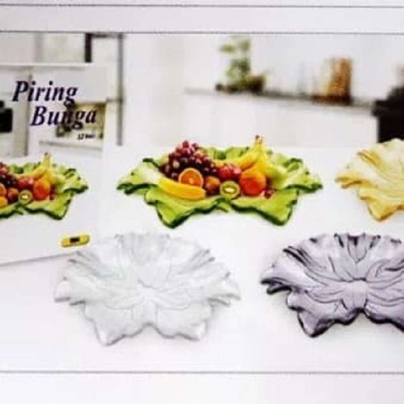 Jual Piring Buah Mika Akrilik Premium Golden Dragon 12 | Piring Bening ...