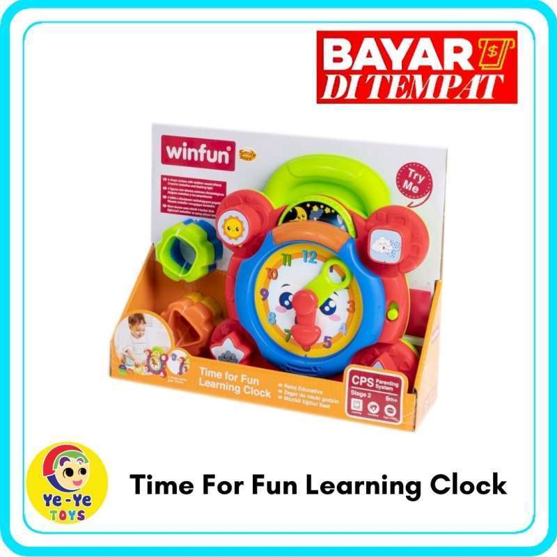 Promo Winfun Time For Fun Learning Clock Diskon 7% di Seller ...
