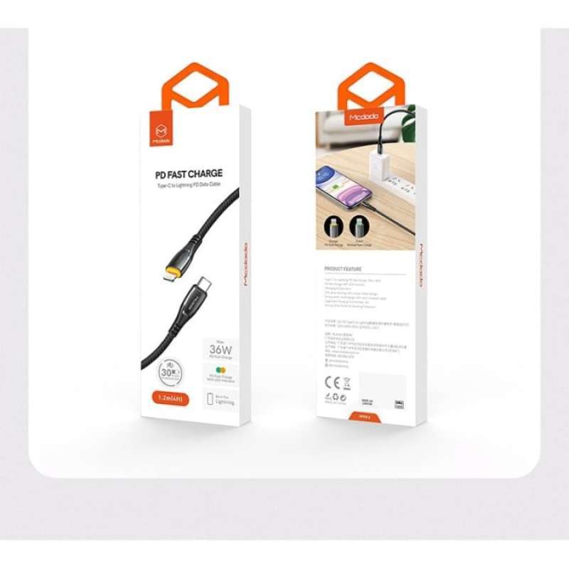 Jual LIMITED EDITION MCDODO PD FAST CHARGING TYPE-C TO LIGHTNING CABLE 36W 1.2M SALE di Seller ...