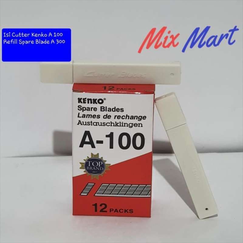 Jual Isi Cutter Kenko A 100 Refill Spare Blade A 300 di Seller MIXMART ...