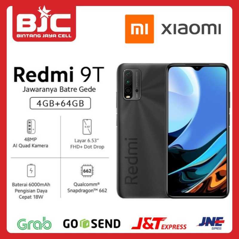 Jual Xiaomi Redmi 9t Ram 6/128gb Garansi Resmi Battery 6000mah - Grey ...