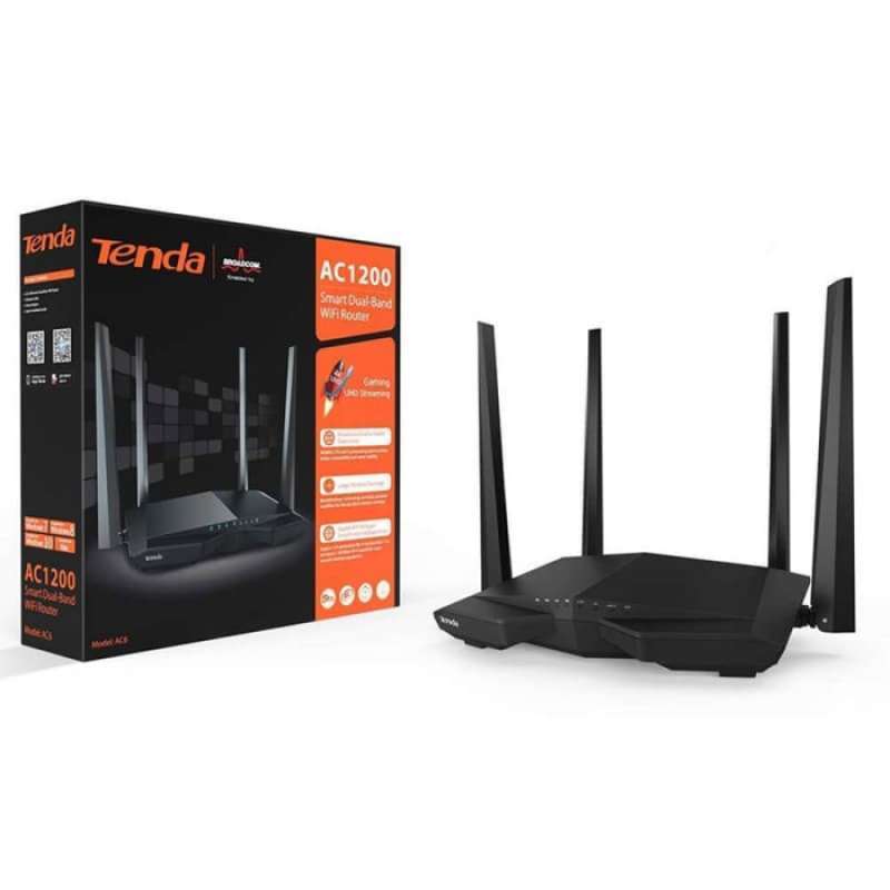 Jual Tenda AC10U Router AC1200 MU-MIMO Smart Dual-Band Gigabit di ...