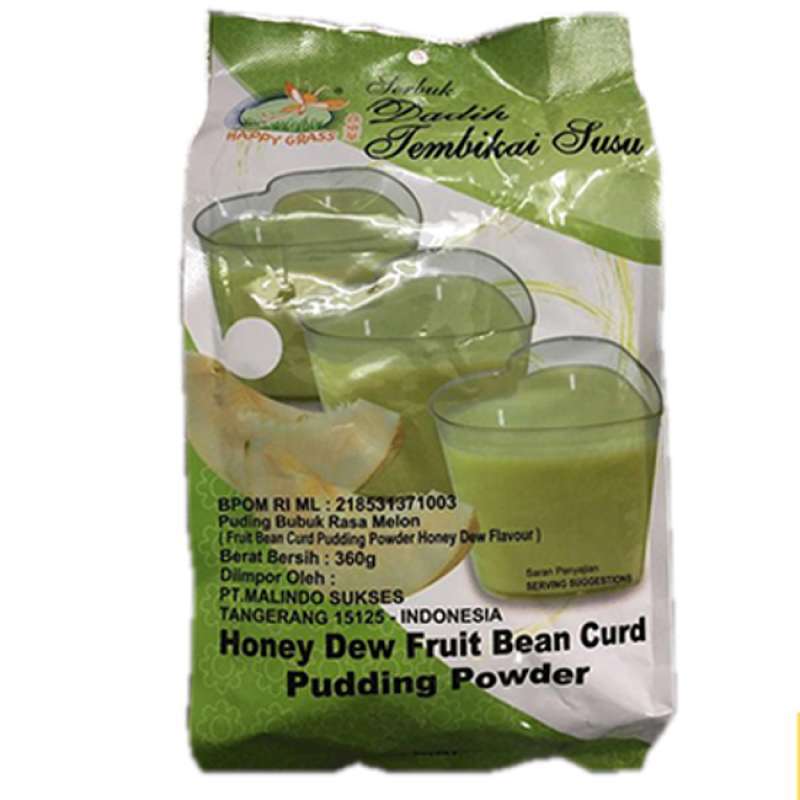 Jual Happy Grass Bean Curd Pudding Honey Dew 360gr - 24 Pcs Di Seller ...
