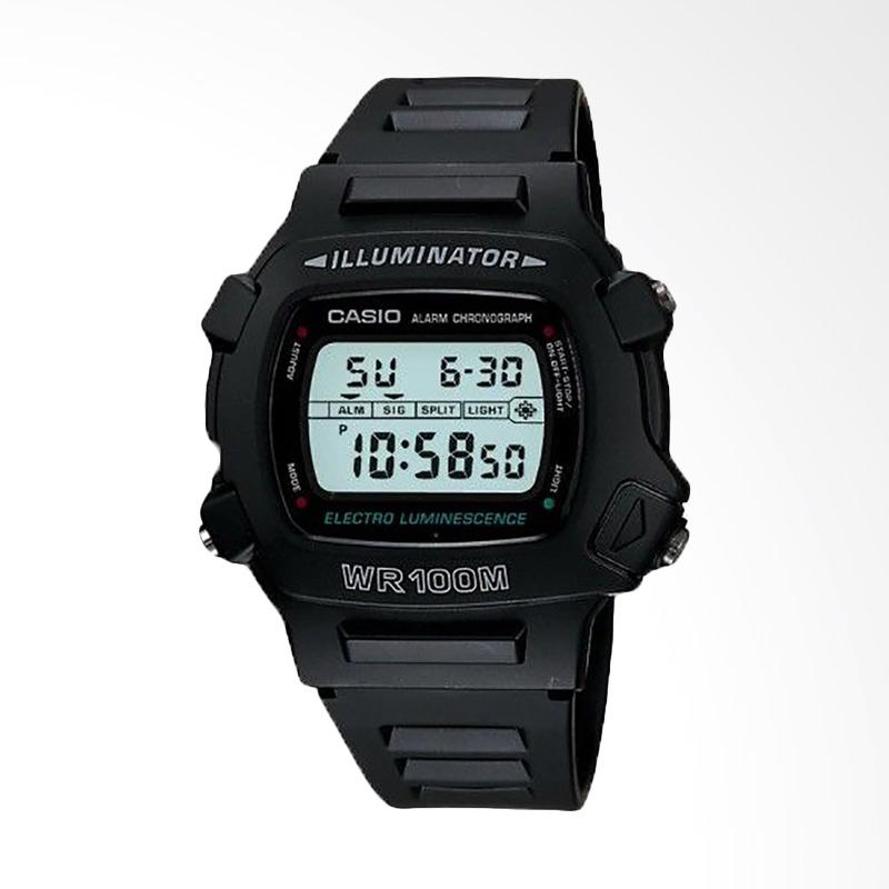 Promo Casio Standar W-740-1VS WR 100M Jam Tangan Wanita - Black - Black ...