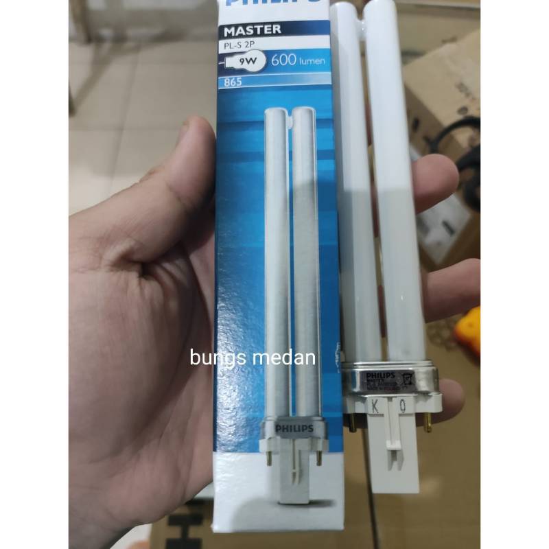 Jual Lampu Philips PLS PL-S 9W 9 Watt 9WATT 865 PUTIH MASTER PL-S PLS ...