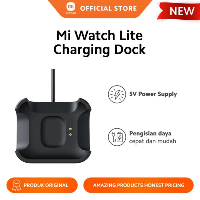 Jual Xiaomi Mi Watch Lite Charging Dock [Official Store] - Black di ...