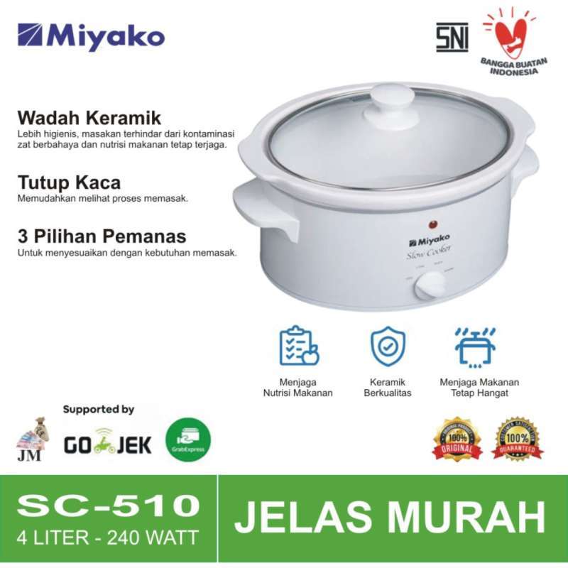 Jual Miyako SC 510 Slow Cooker di Seller Jelas Murah - Jelas Murah | Blibli