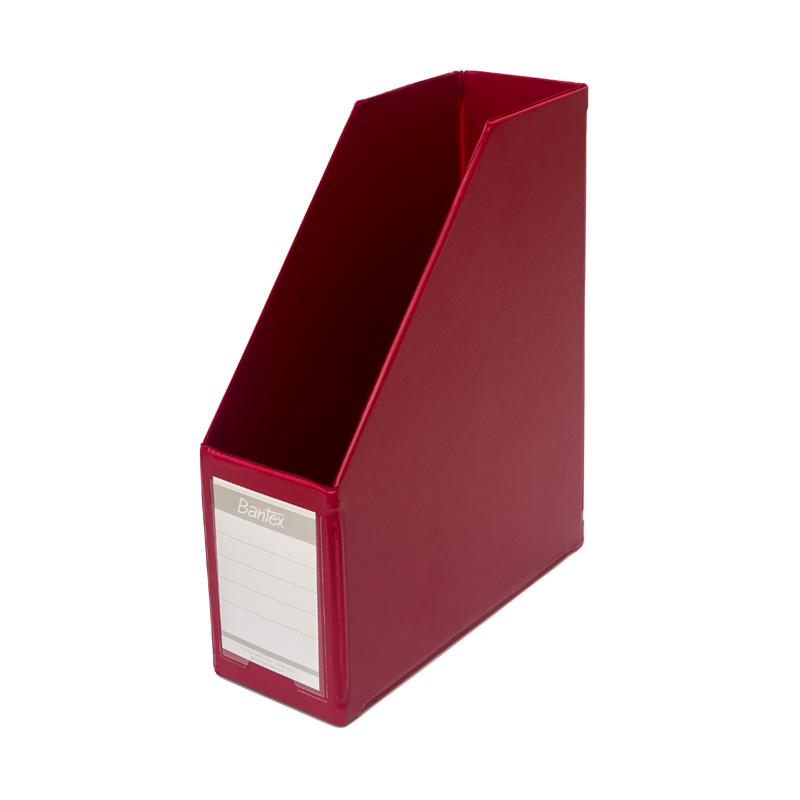 Jual Bantex #4012 14 Magazine File A4 Box File - Maroon [10 cm] di ...