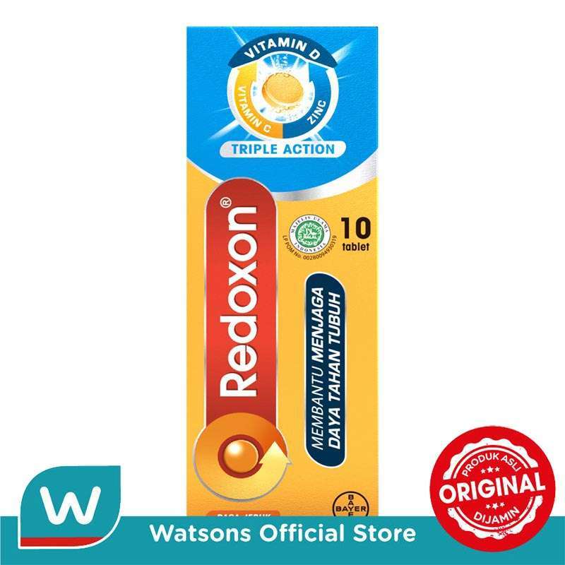 Jual Redoxon Rasa Jeruk Effervescent [10 Tabs] Di Seller Watsons ...