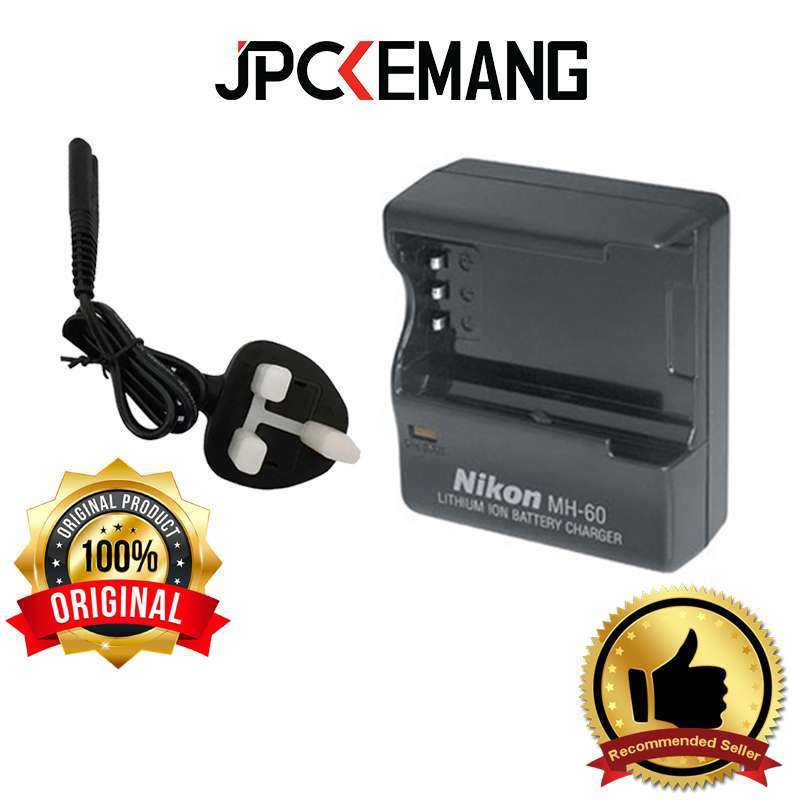 Promo Jpc Kemang Nikon Mh-60 Battery Charger For Nikon En-el2 Original Diskon 60% Di Seller Jpc ...