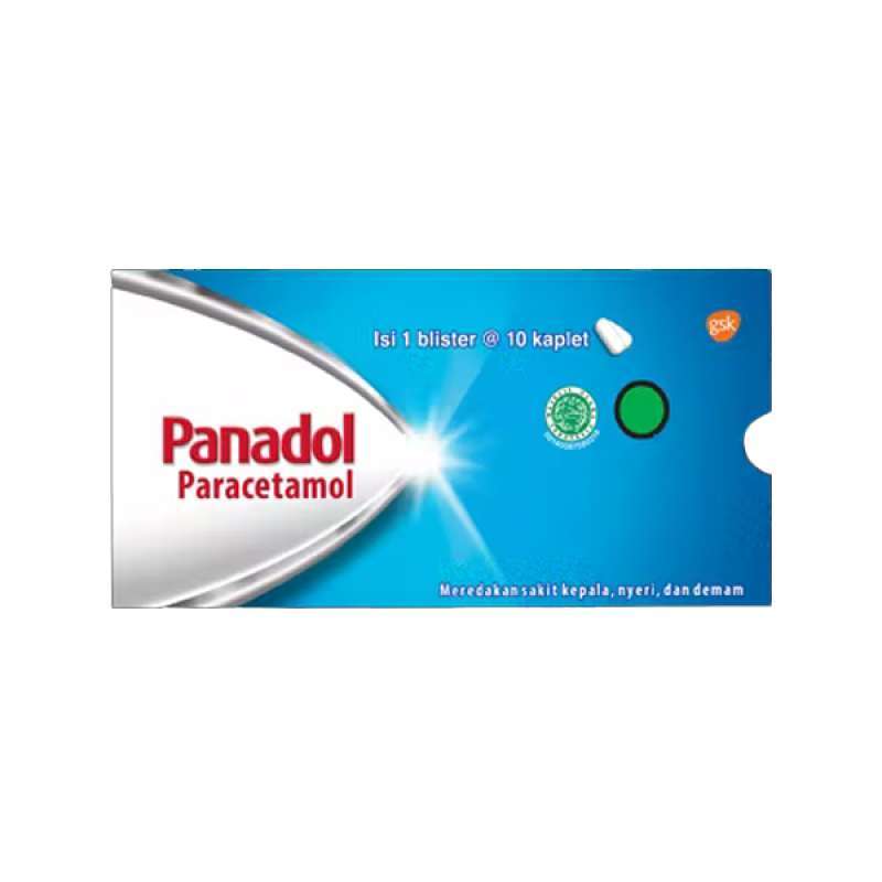 Jual Panadol Paracetamol Obat Kesehatan Biru [1 Blister/10 Kaplet] di ...