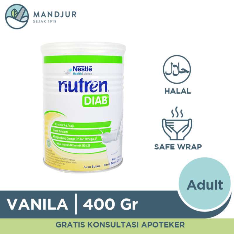 Jual Nestle Nutren Diabetes Susu Dewasa [400 g] Halal di Seller Apotek ...