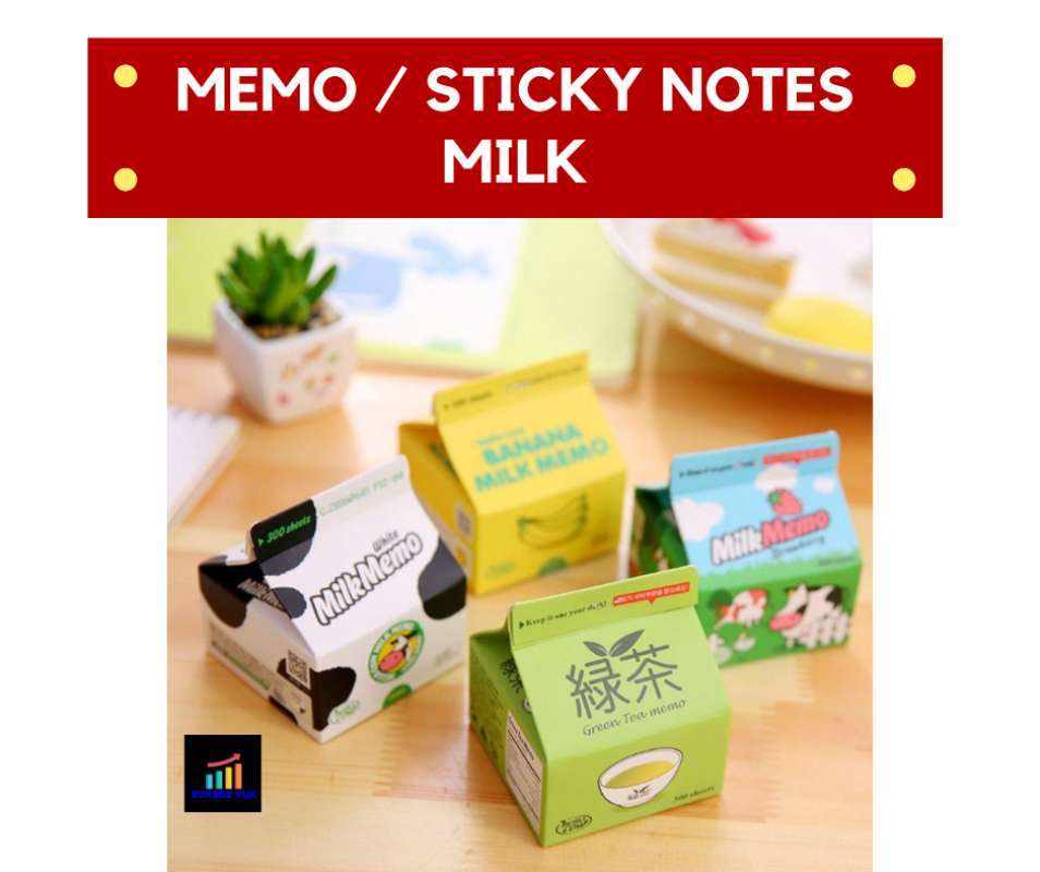 Jual Memo / Sticky Notes SUSU MILK di Seller BellyStationery ...