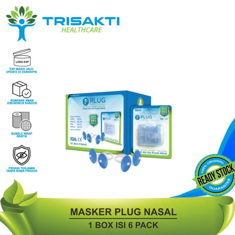Jual Plug Nasal Filter [1 Box isi 12 pcs] di Seller Trisakti Healthcare ...