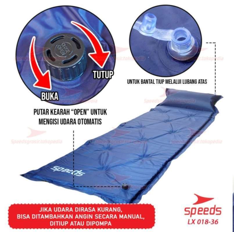 Jual Matras angin dari SPEEDS yang Dilengkapi dengan bantal dalam satu ...