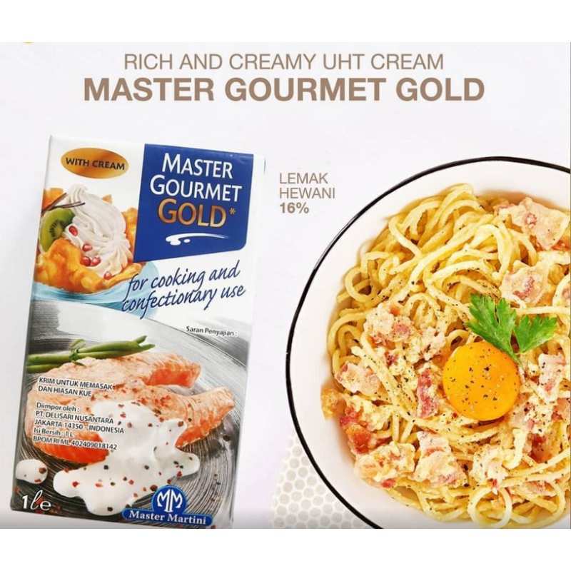Jual Master Gourmet Gold Dairy Whipping Cream / Cooking Cream 1 L di ...