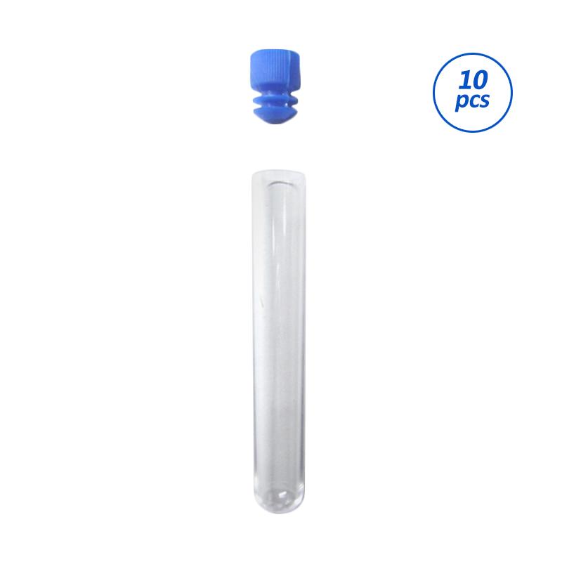 Jual OEM Tabung Reaksi Plastik + Tutup Warna Biru [13 x 75 mm/ 1 Pack ...