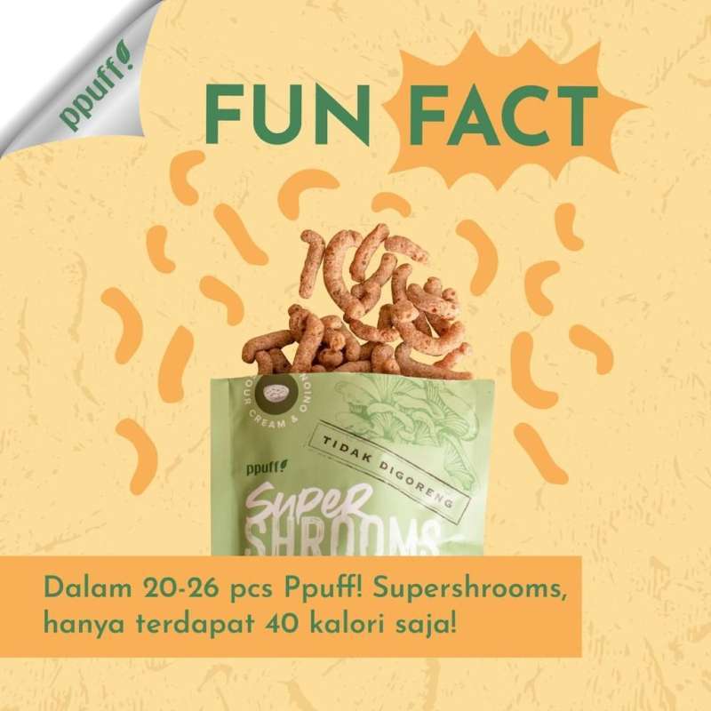 Jual Ppuff! Supershrooms - Truffle - Snack Jamur Tiram Dan Beras Merah ...
