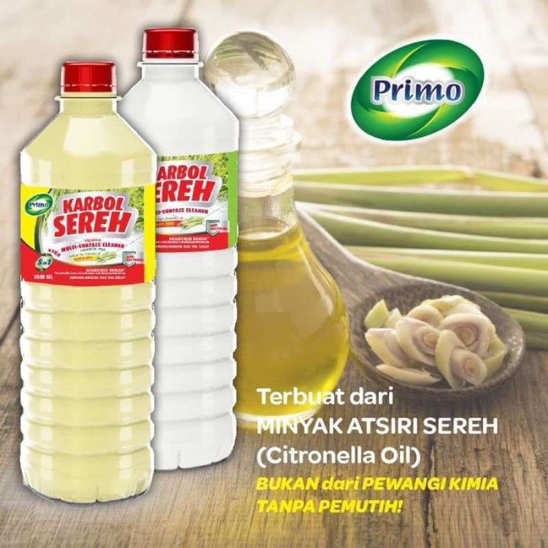 Promo Primo Karbol Sereh 1500 Ml Citronella Premium Diskon 3% Di Seller ...